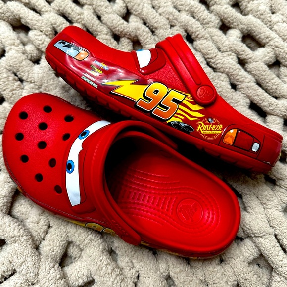 CROCS | Shoes | Limited Edition Gucdisney Pixar Cars Crocs Lightning ...